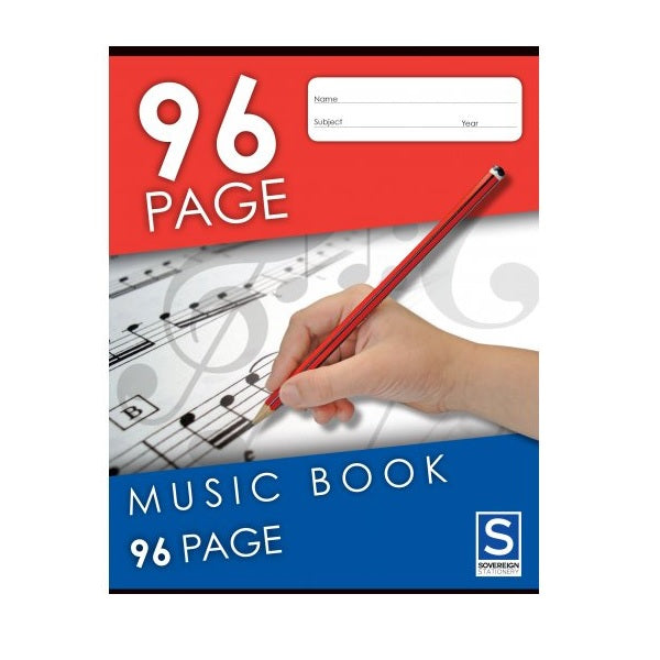 Exercise Book 9x7 Music 96 Pages – Paper Shop & More